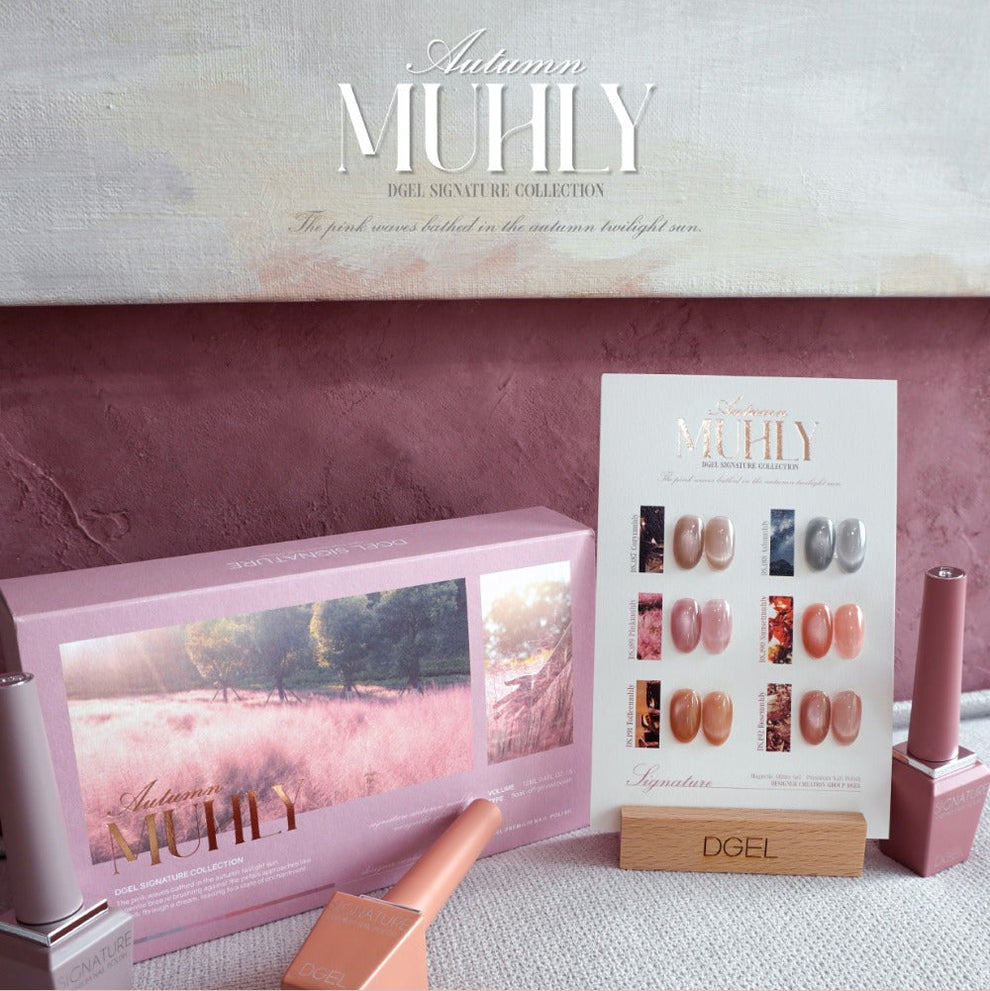 DGEL | Autumn MUHLY Collection | Soft Magnetic Gel Polish Set – Teddy Nail Supply